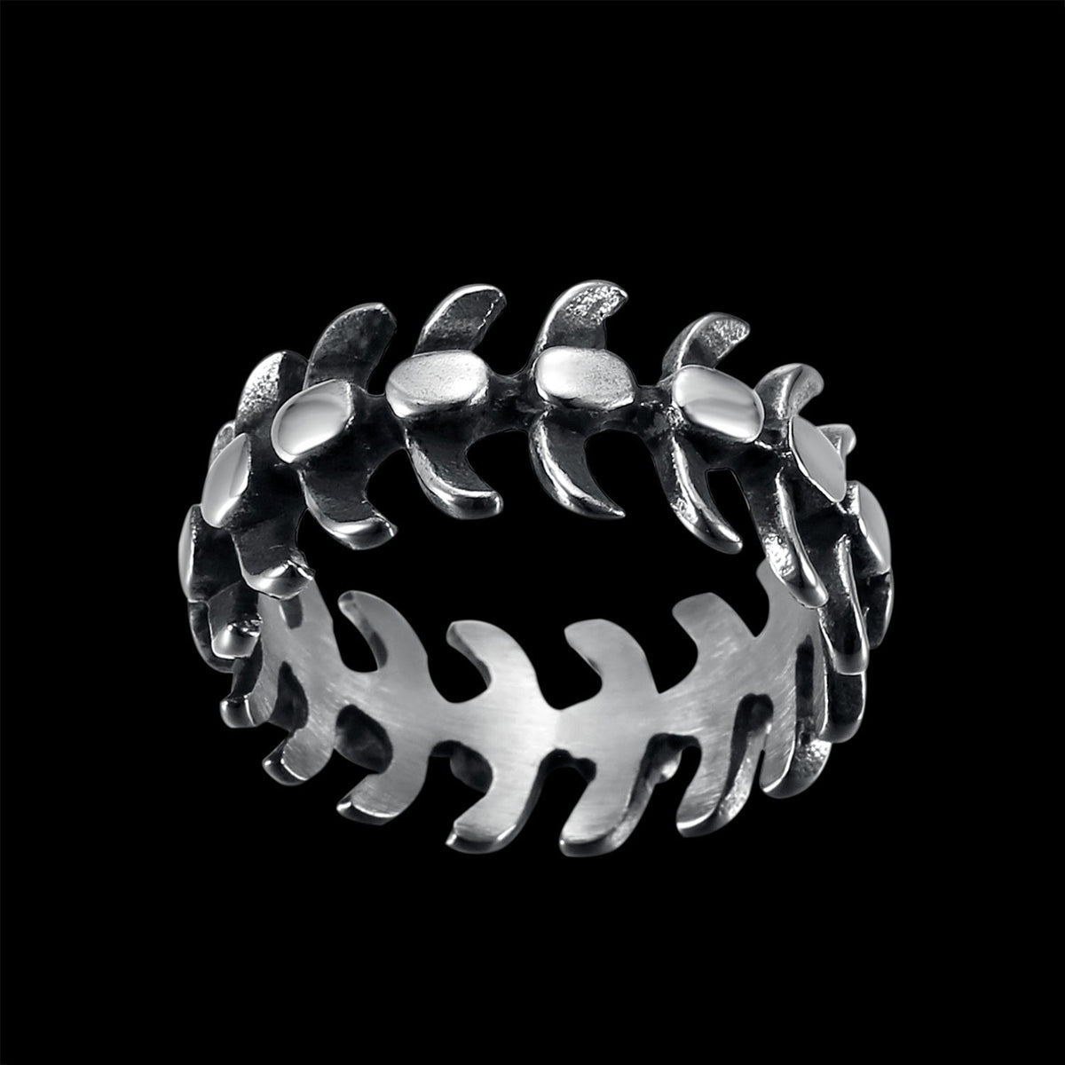 SPINE BONE RING – Elliston Leather