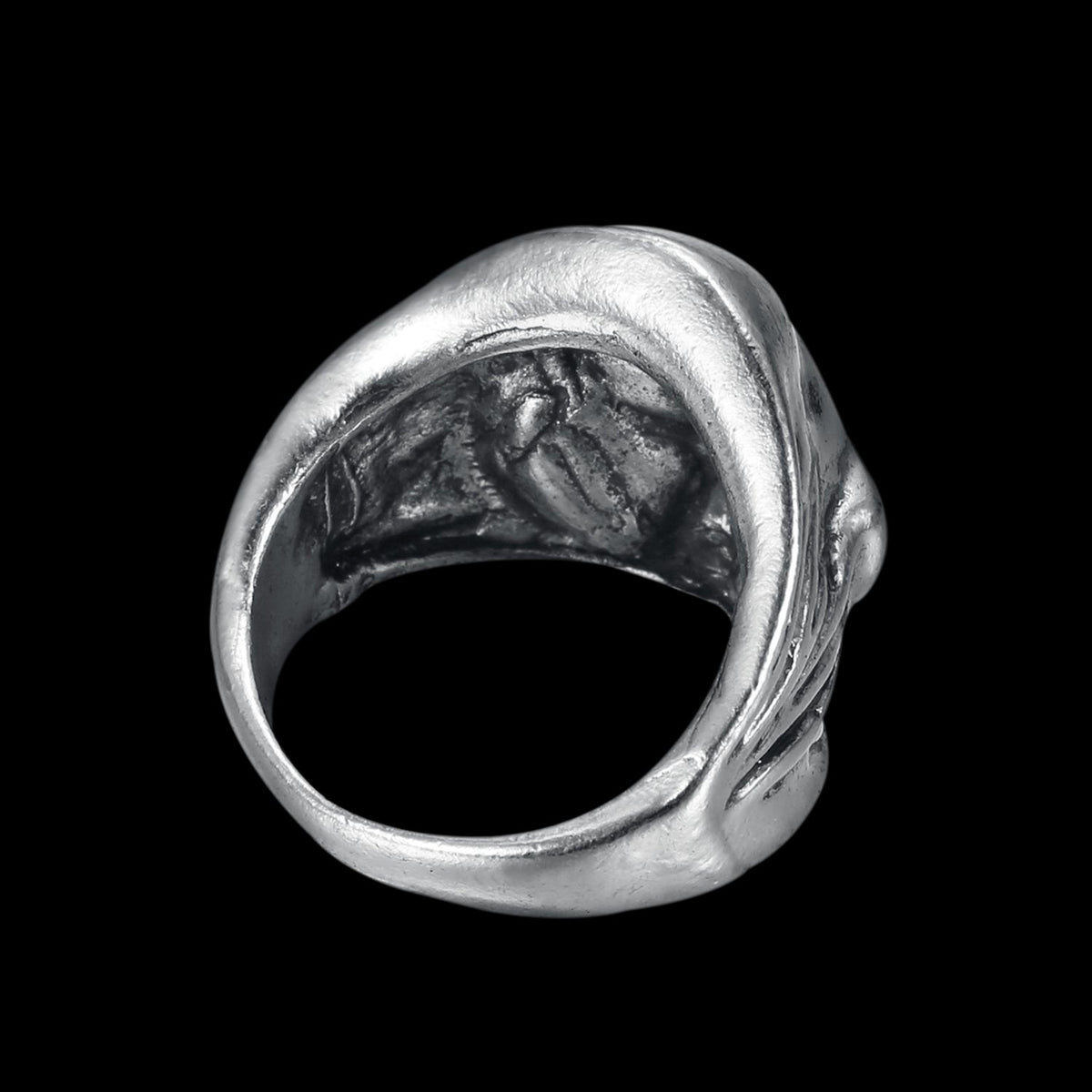 GRIM REAPER SKULL HEAD RING – Elliston Leather
